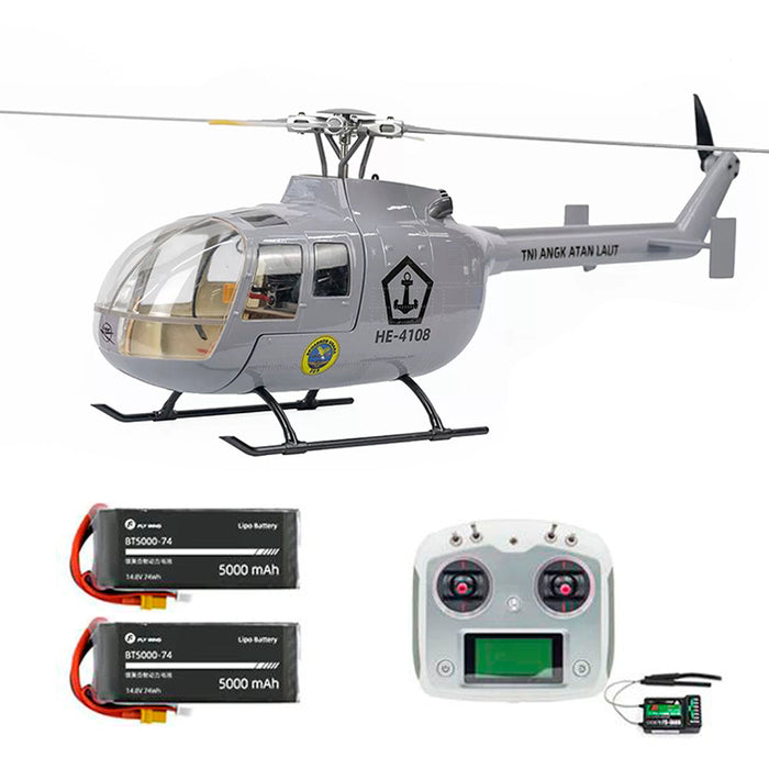 FLYWING BO-105 RC Helicopter 470L Class GPS H1 Flight Controller | bometoys