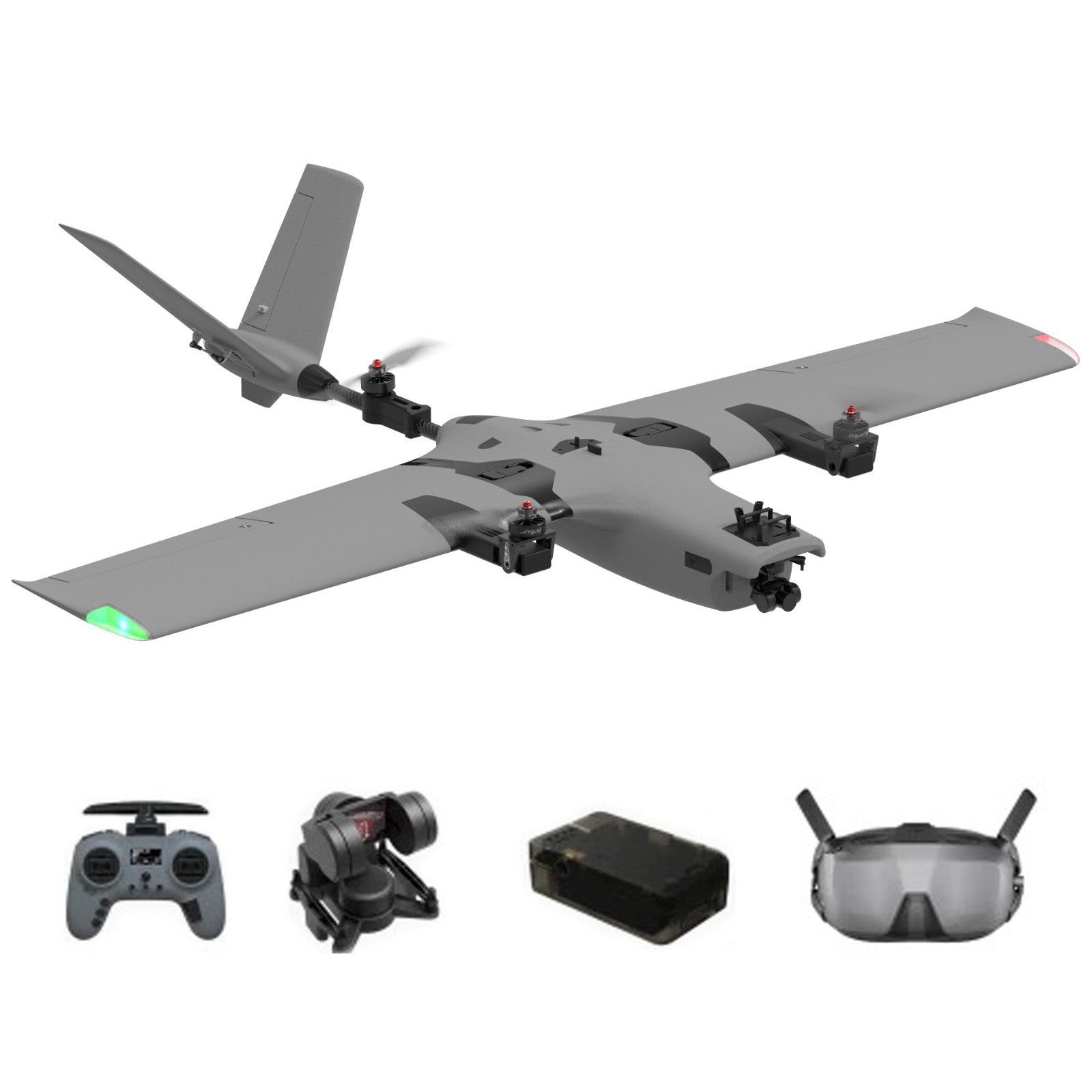 AFModel ROCWING VTOL Drone 3-axis FPV Fixed-wing Airplane UAV Model Ai
