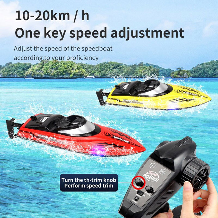 RC Boat HJ811 2.4Ghz High-Speed RC Water Speed Boat Sealed Waterproof