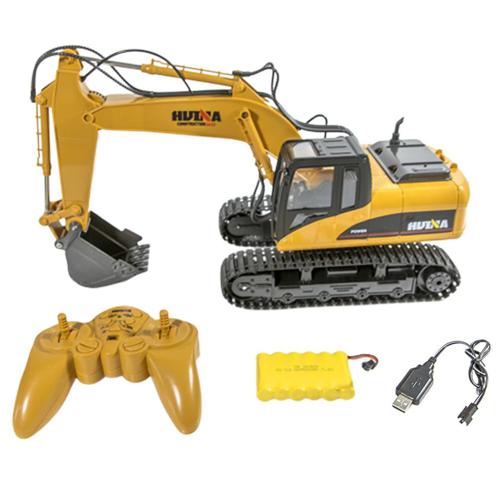 Huina 1550 RC Excavator 680° Rotating 1:14 RC Car Toy | bometoys
